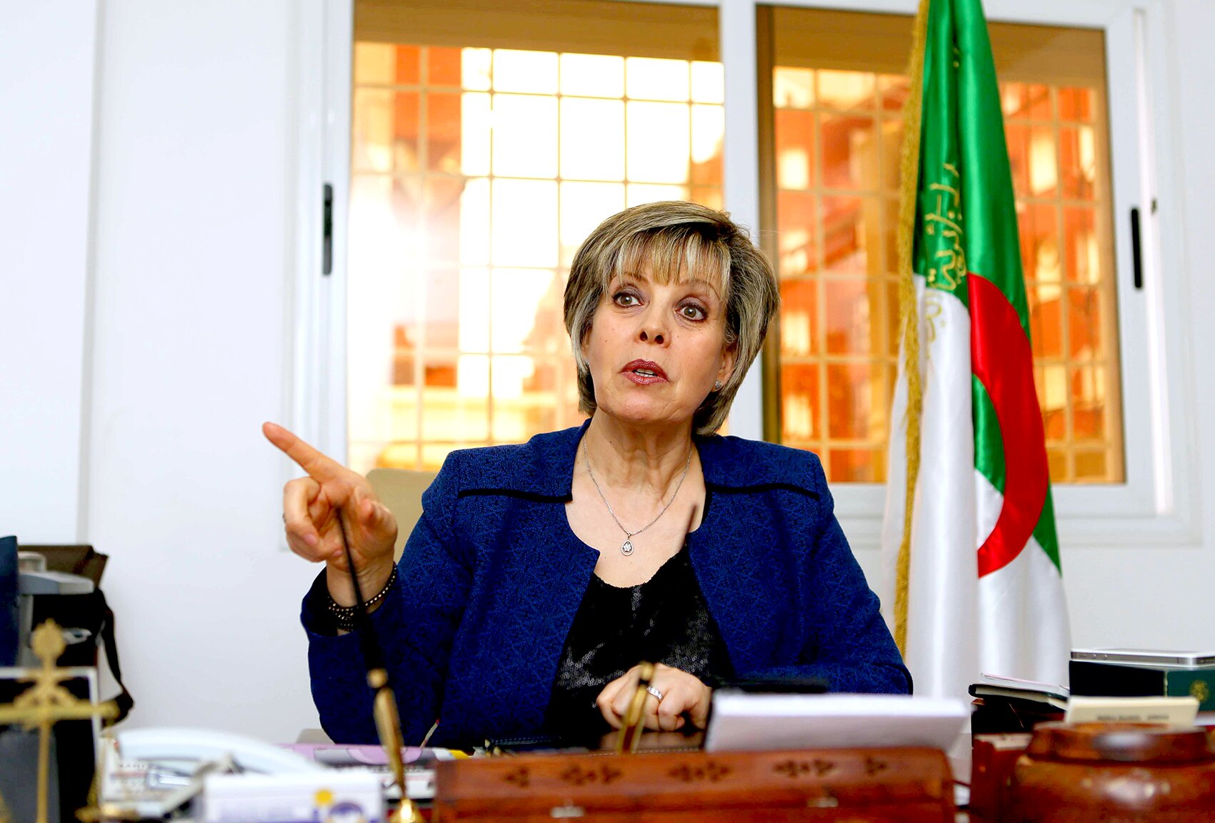 Algérie / Zoubida Assoul. Présidente de l’Union pour le changement et ...